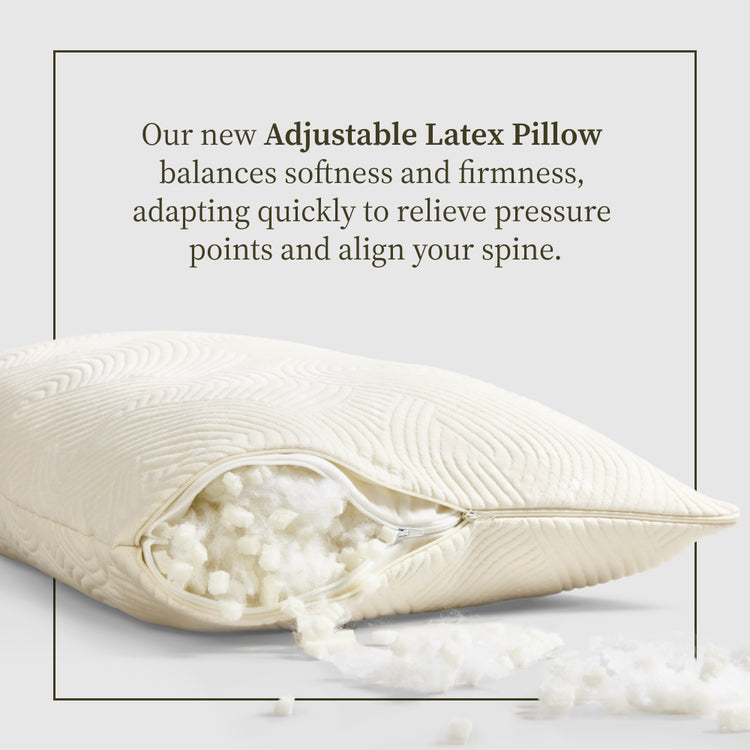 Adjustable Cross-Cut Memory Fill Bed Pillows – Coop Sleep Goods