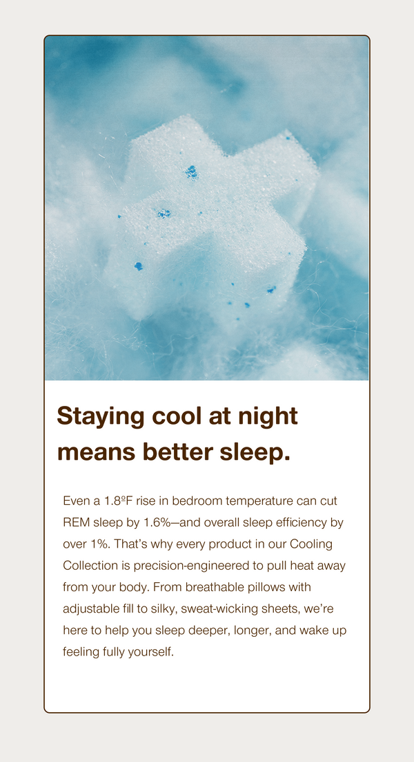 Coop Sleep Goods Cooling Collection
